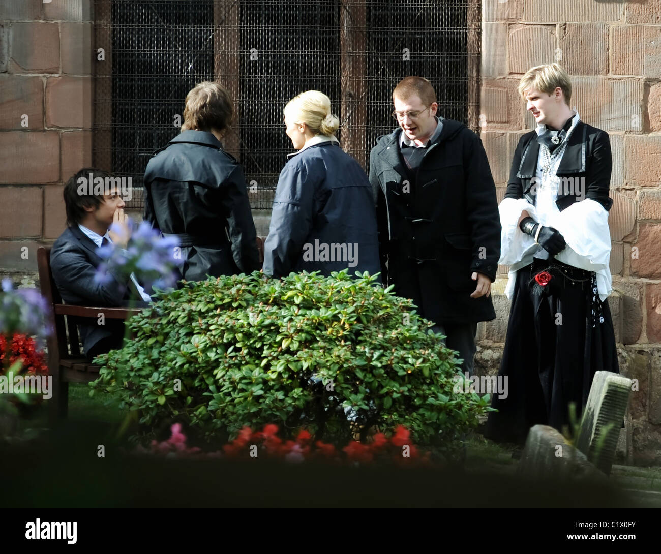 Stephen Beard, Sonny Flood, Emma Rigby and Gerard McCarthy The cast of ...