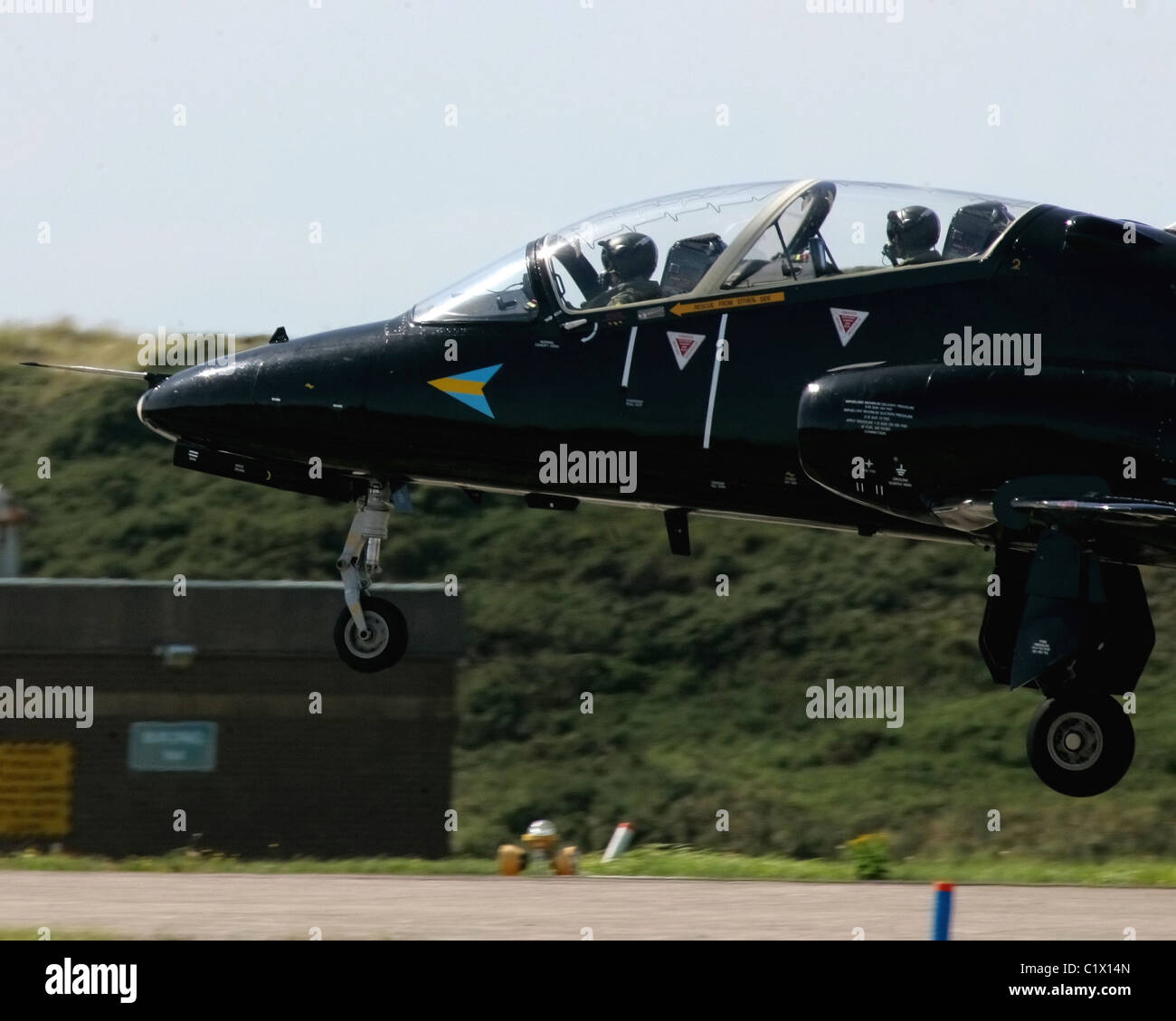 Planes at the RAF base Anglesey, Wales - 25.08.09 Stock Photo - Alamy