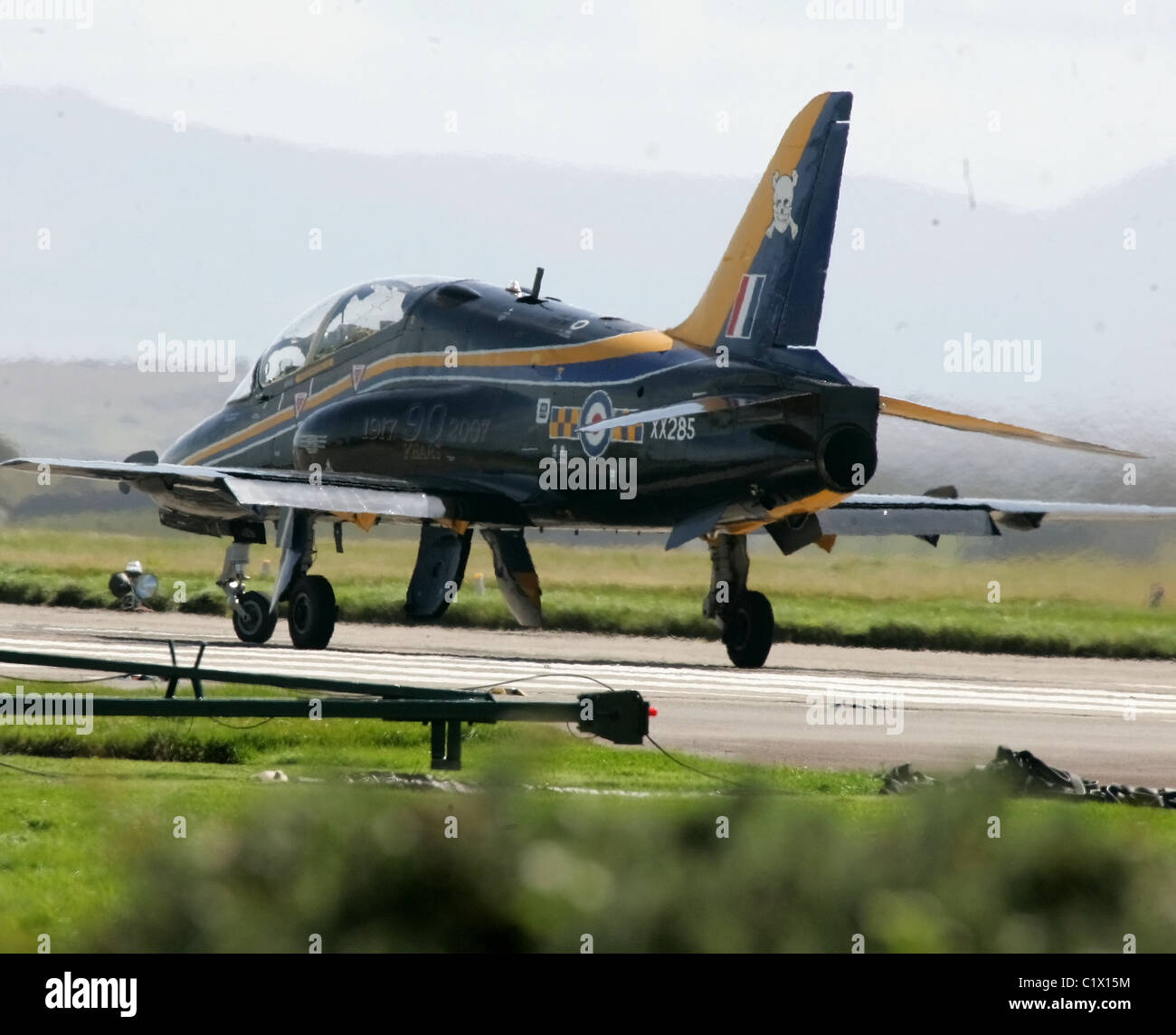 Planes at the RAF base Anglesey, Wales - 25.08.09 Stock Photo - Alamy