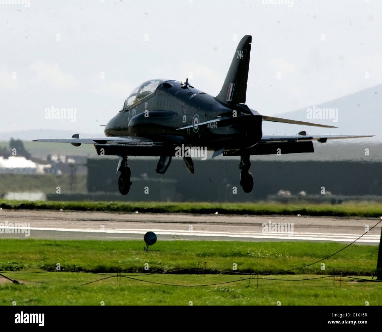 Planes at the RAF base Anglesey, Wales - 25.08.09 Stock Photo - Alamy