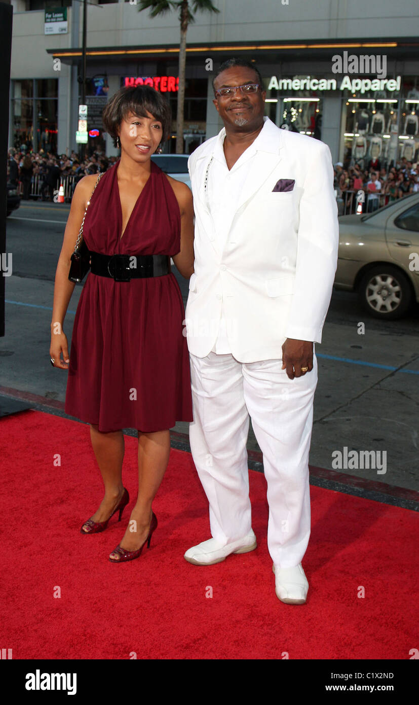 Keith David and Guest Los Angeles Premiere of 'All About Steve' held at ...