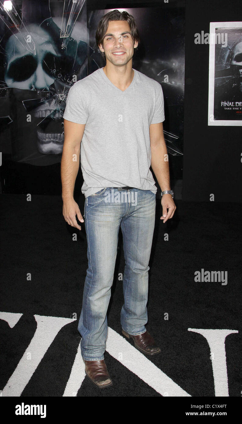 Erik Fellows The Los Angeles Premiere of 'Final Destination' held at ...