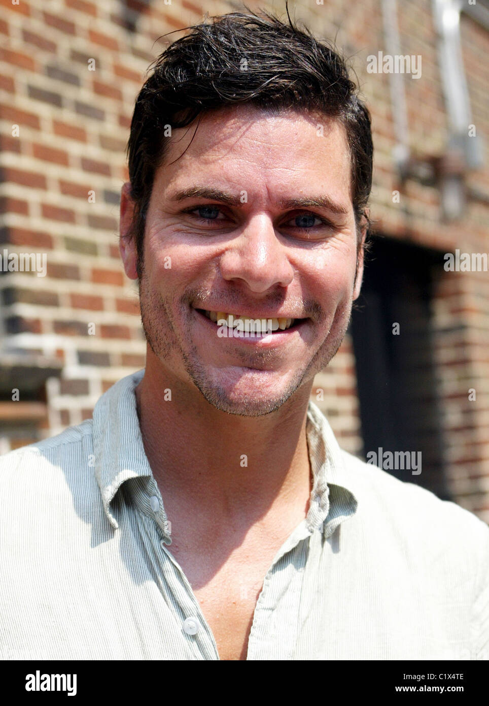 Mark Odgers outside the Ed Sullivan Theatre for the 'Late Show With ...