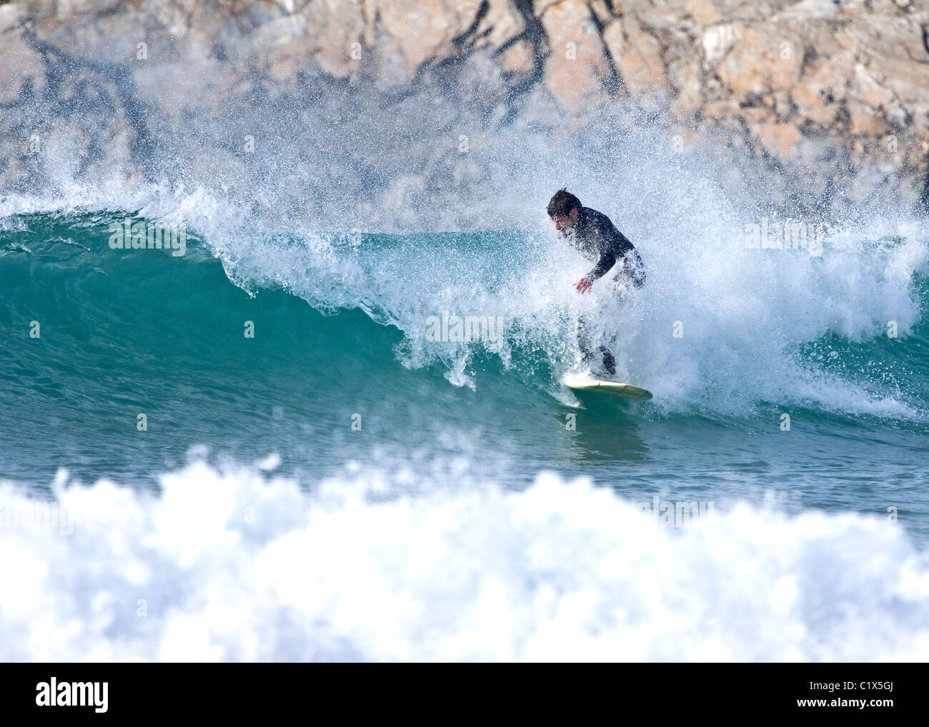 Surfer crash hi-res stock photography and images - Alamy