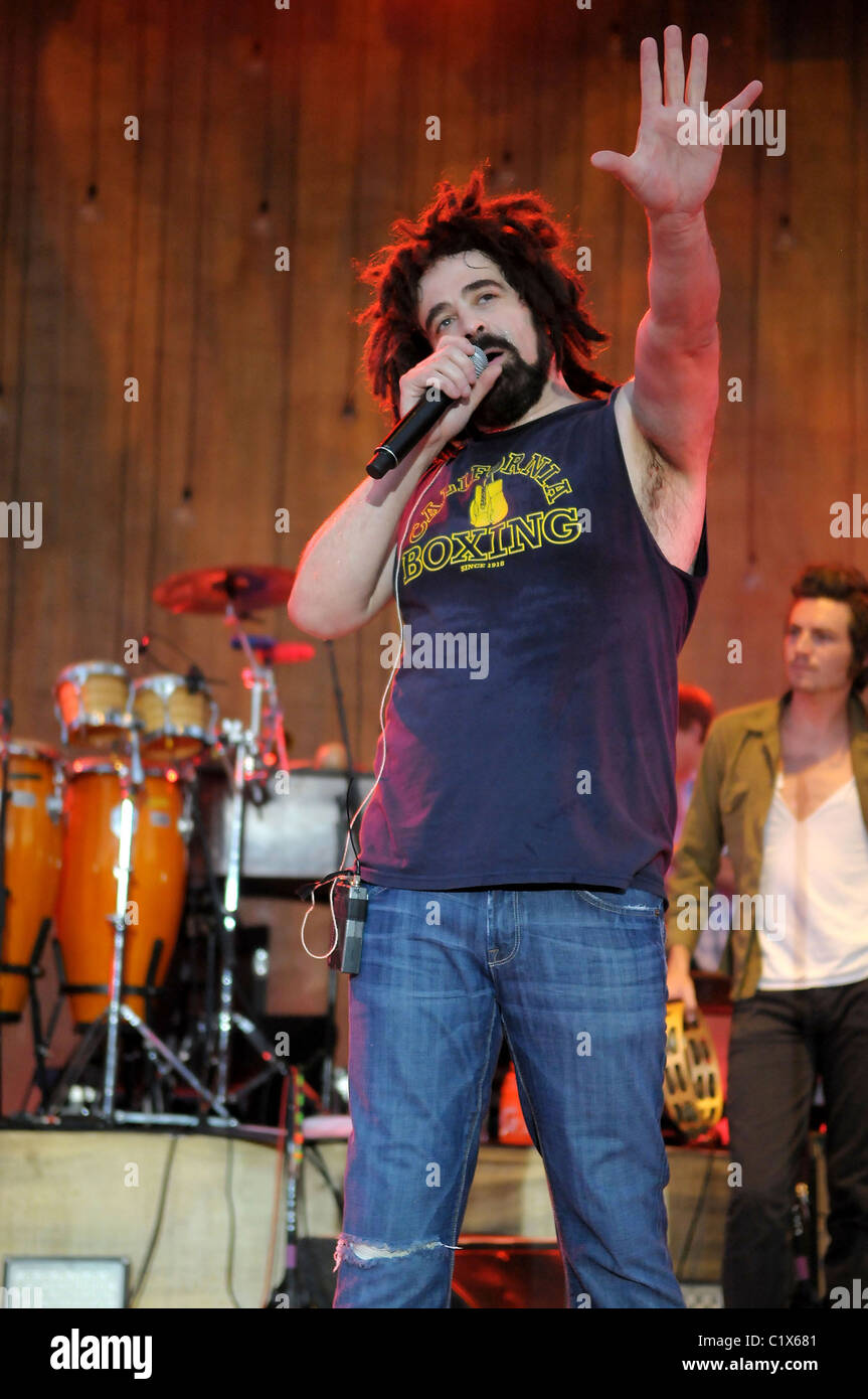 Adam Duritz of the Counting Crows The Counting Crows performs at the ...