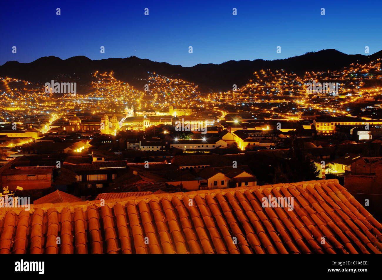 Cusco town view hi-res stock photography and images - Alamy