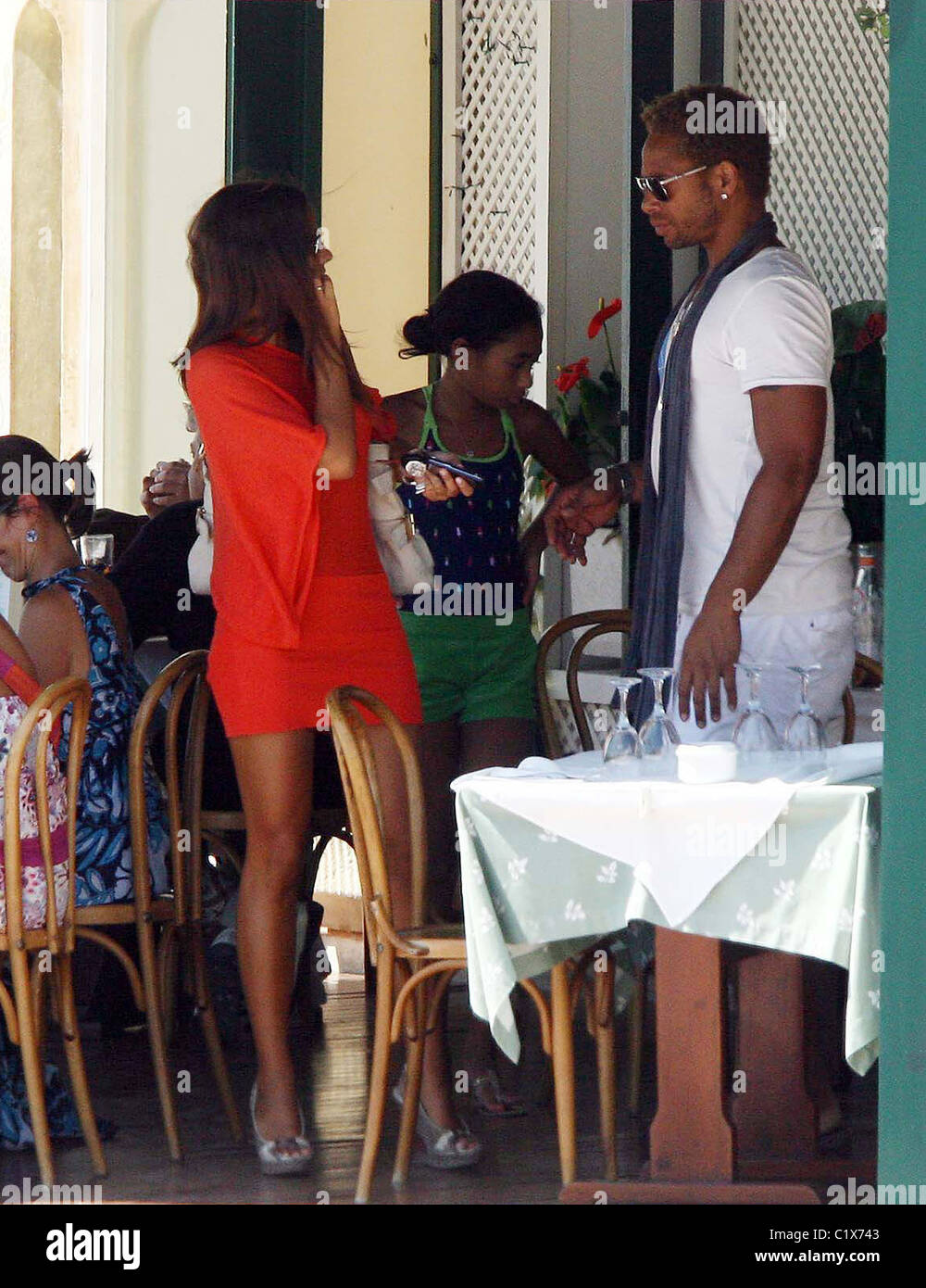 Gary Dourdan on holiday in Ibiza with his girlfriend Maria Del Alamo ...