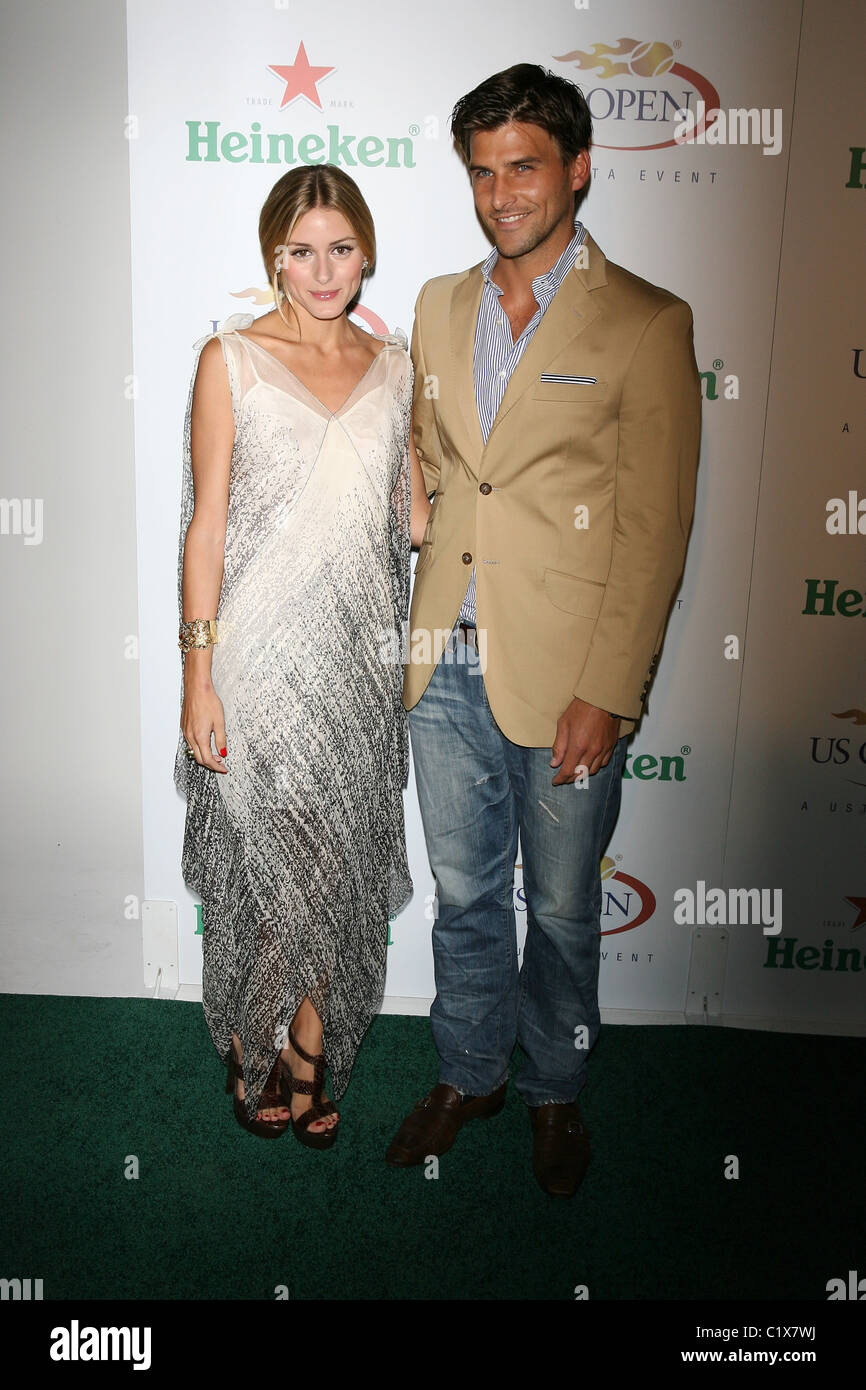 Olivia Palermoa and Johannes Huebl The USTA & Heineken kick-off the ...