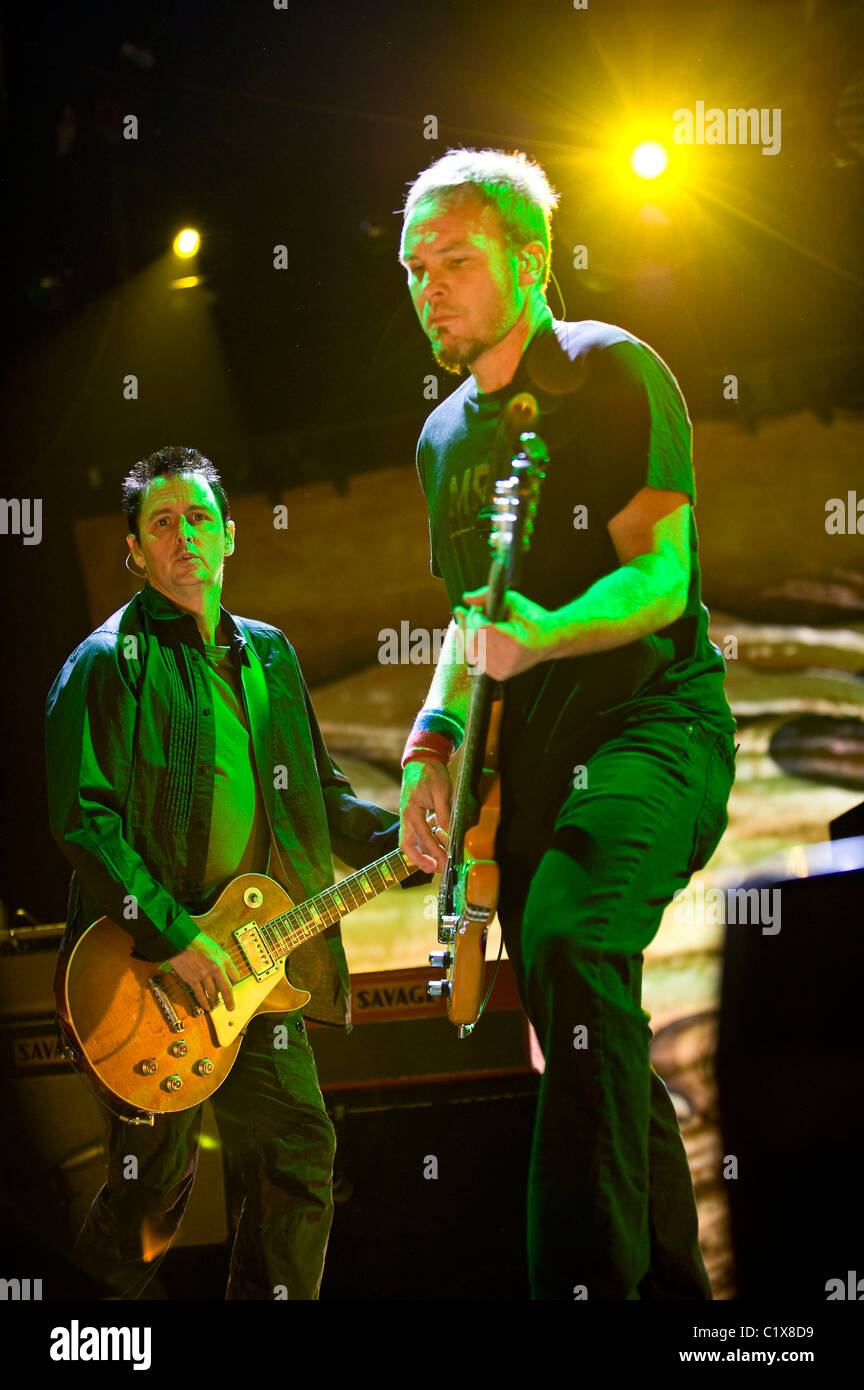 Pearl Jam performing live in concert at the O2 Arena London, England ...