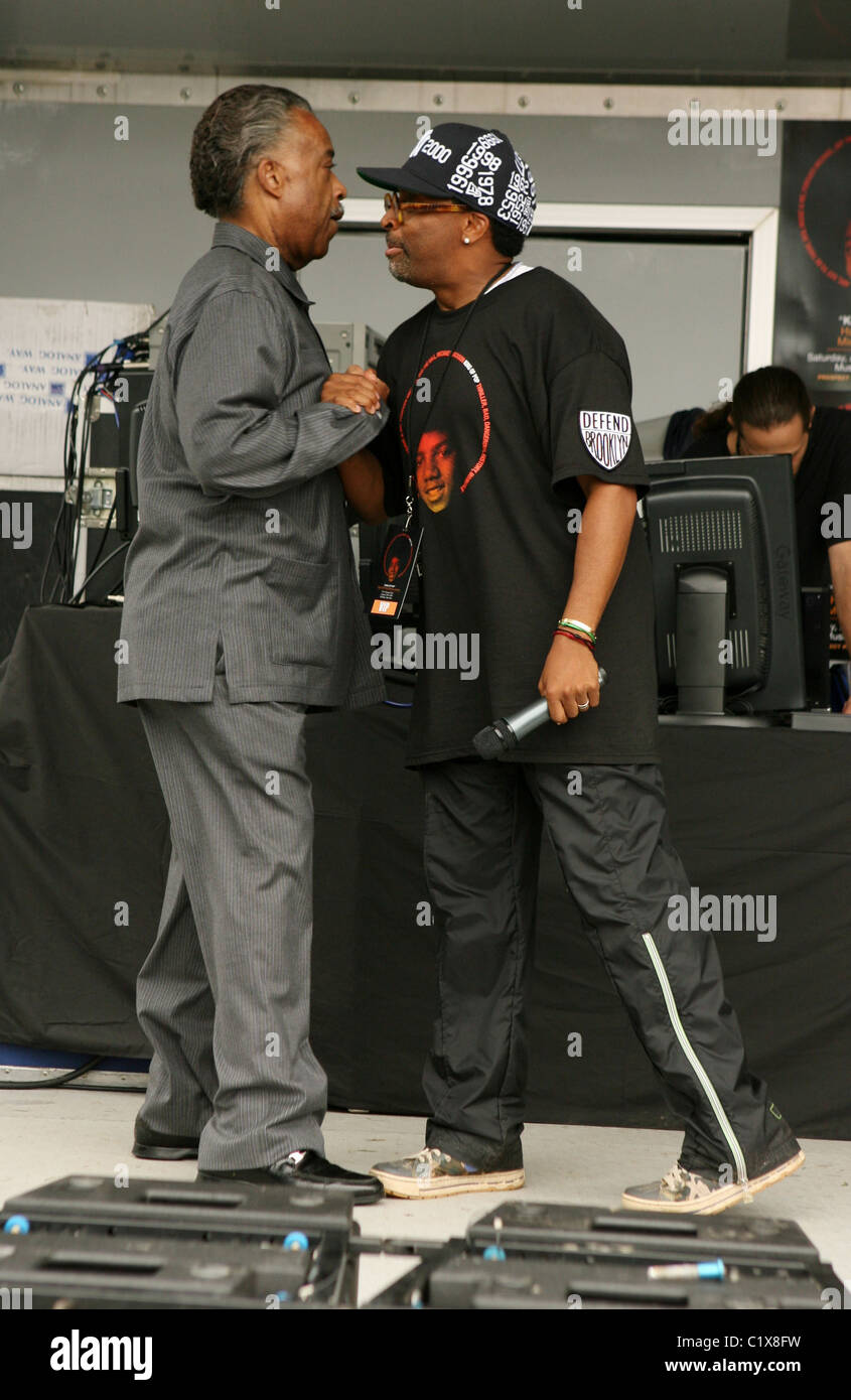 Al Sharpton and Spike Lee Michael Jackson's 51st Birthday Celebration ...