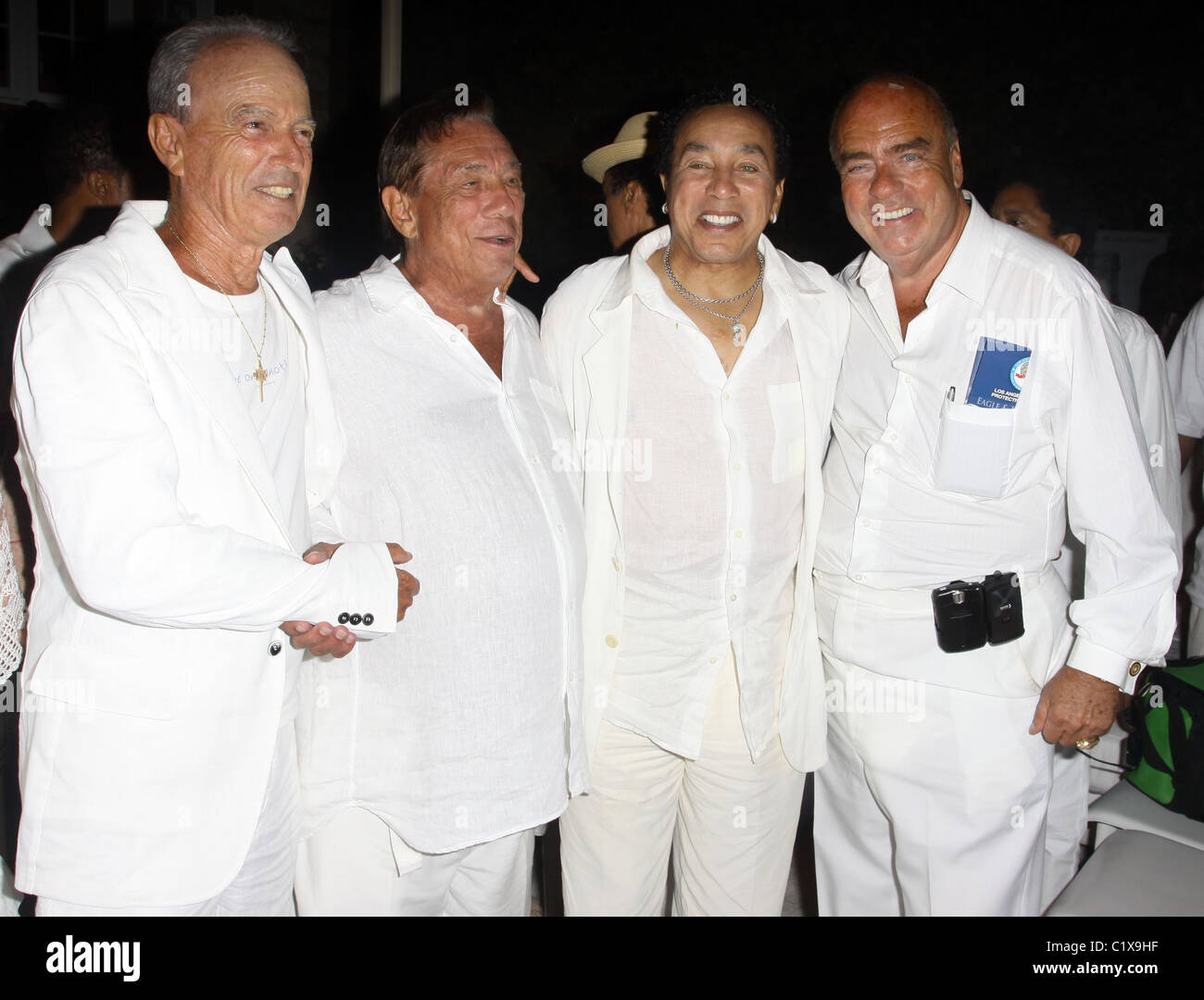 Fred Segal, Donald Sterling; Smokey Robinson; Arthur Cassel Fred Segal ...