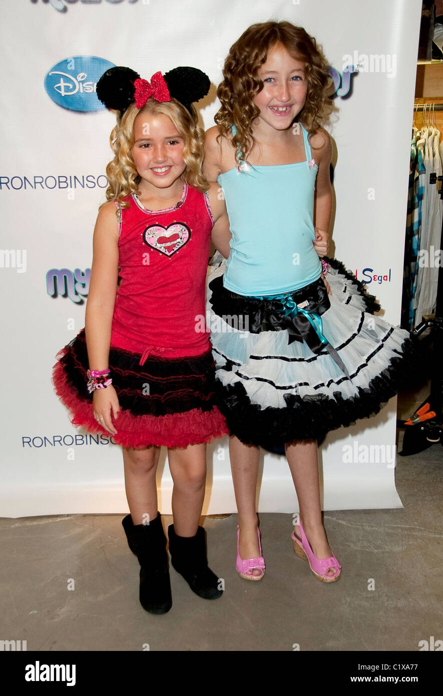 Emily Grace Reaves and Noah Cyrus Official Launch Of New Disney ...