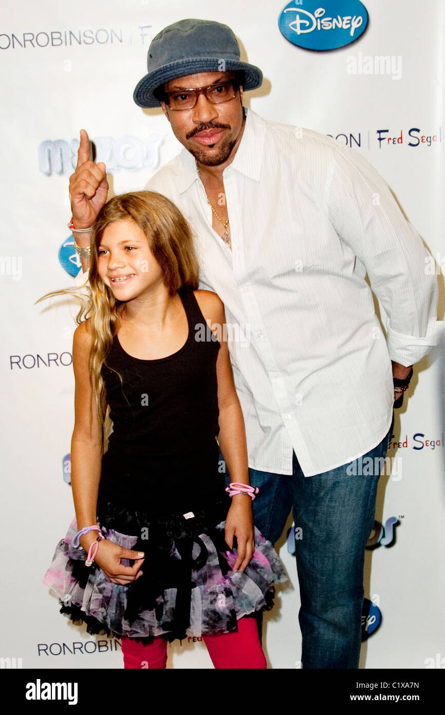 Lionel Ritchie and daughter Sophia Official Launch Of New Disney ...