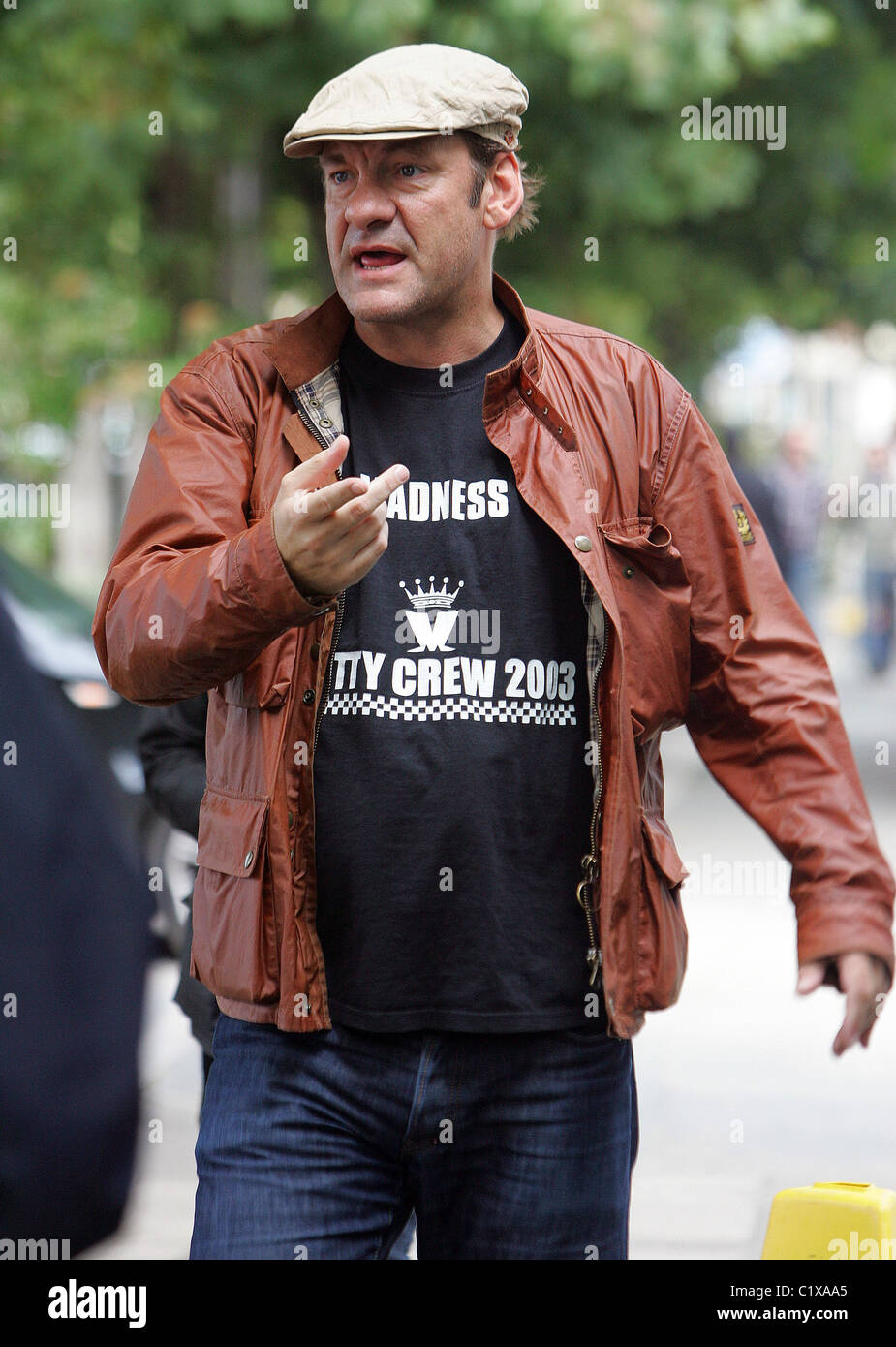 Nick Miles takes a walk through the city centre Leeds, England - 29.08. ...