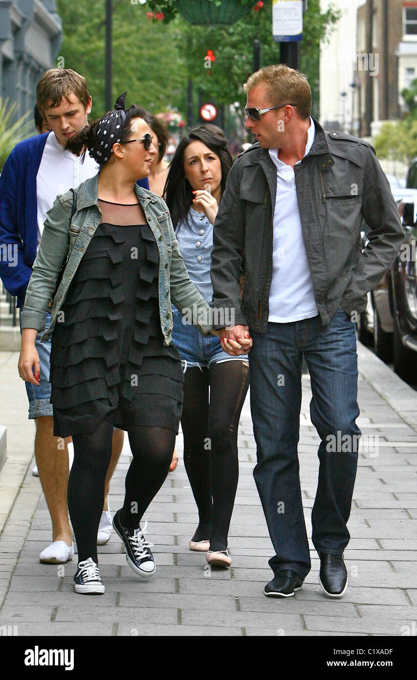 Natalie Cassidy and boyfriend Ben Porter go to the pub with some ...