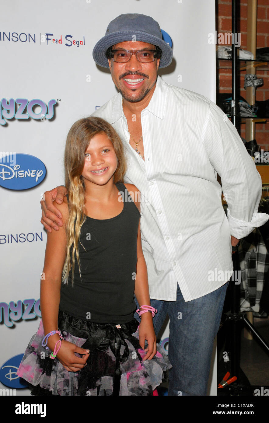 Lionel Richie and daughter Sophia Official Launch Of New Disney ...