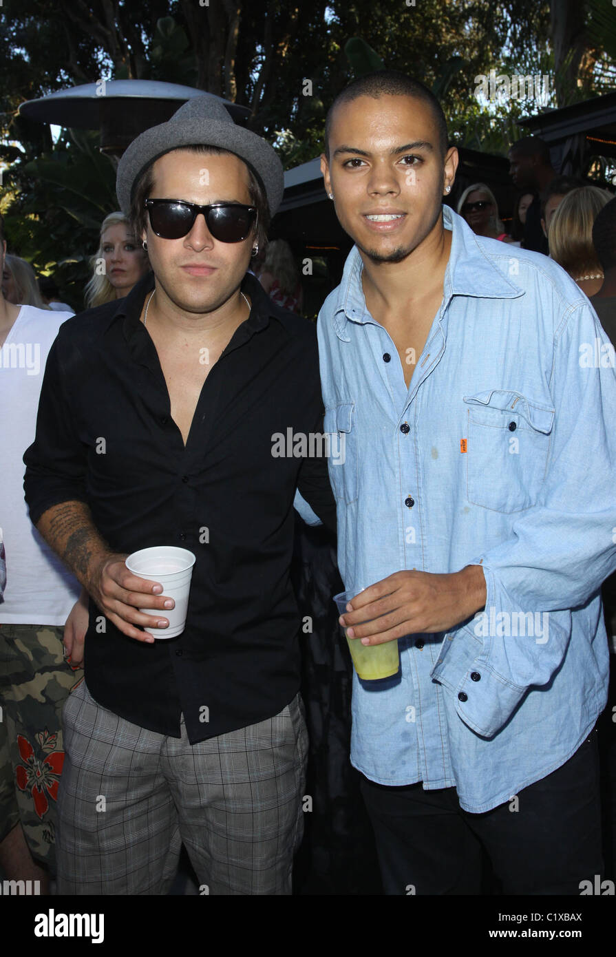 Ryan Cabrera, Evan Ross Ludacris Foundation Summer Splash held at a ...
