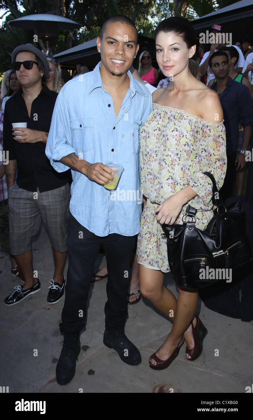 Evan Ross, Guest Ludacris Foundation Summer Splash held at a private ...