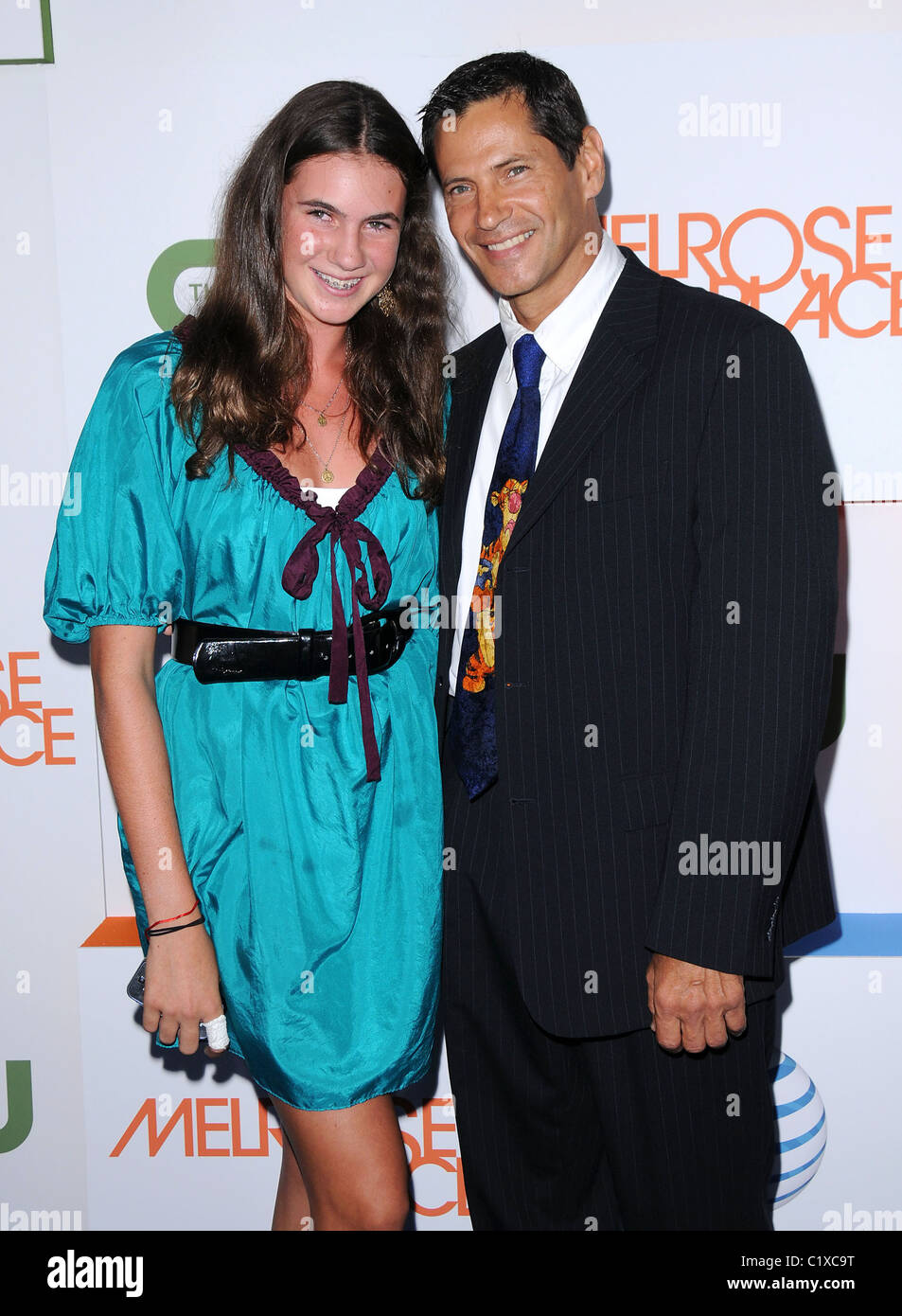 Thomas Calabro with his daughter Conner he CW and AT&T's 'Melrose Place ...
