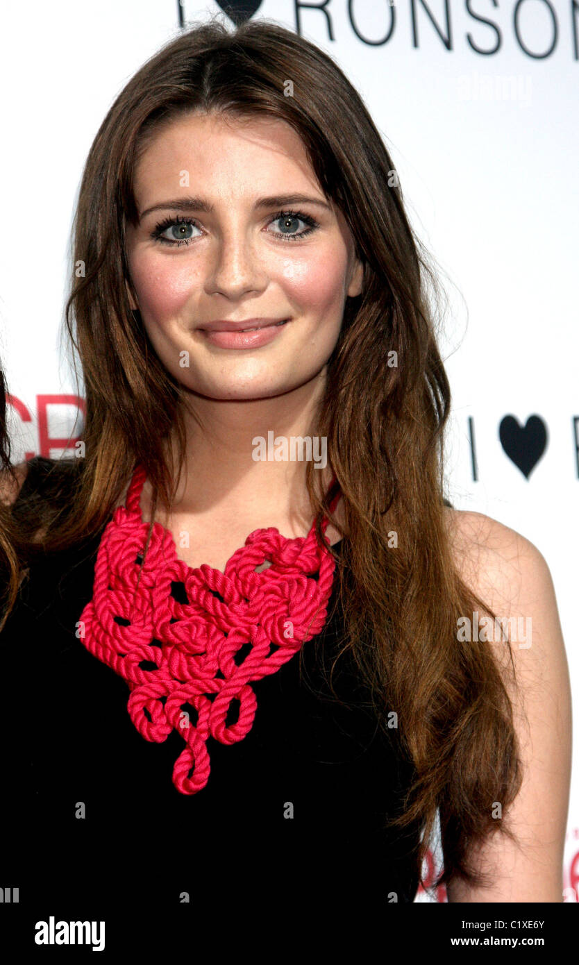 Mischa Barton attends the celebration of the I 'Heart' Ronson ...