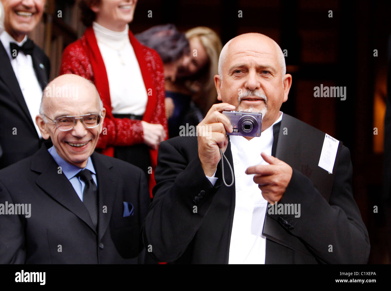 Peter Gabriel and Jose Antonio Abreu The Polar Music Prize 2009 ...