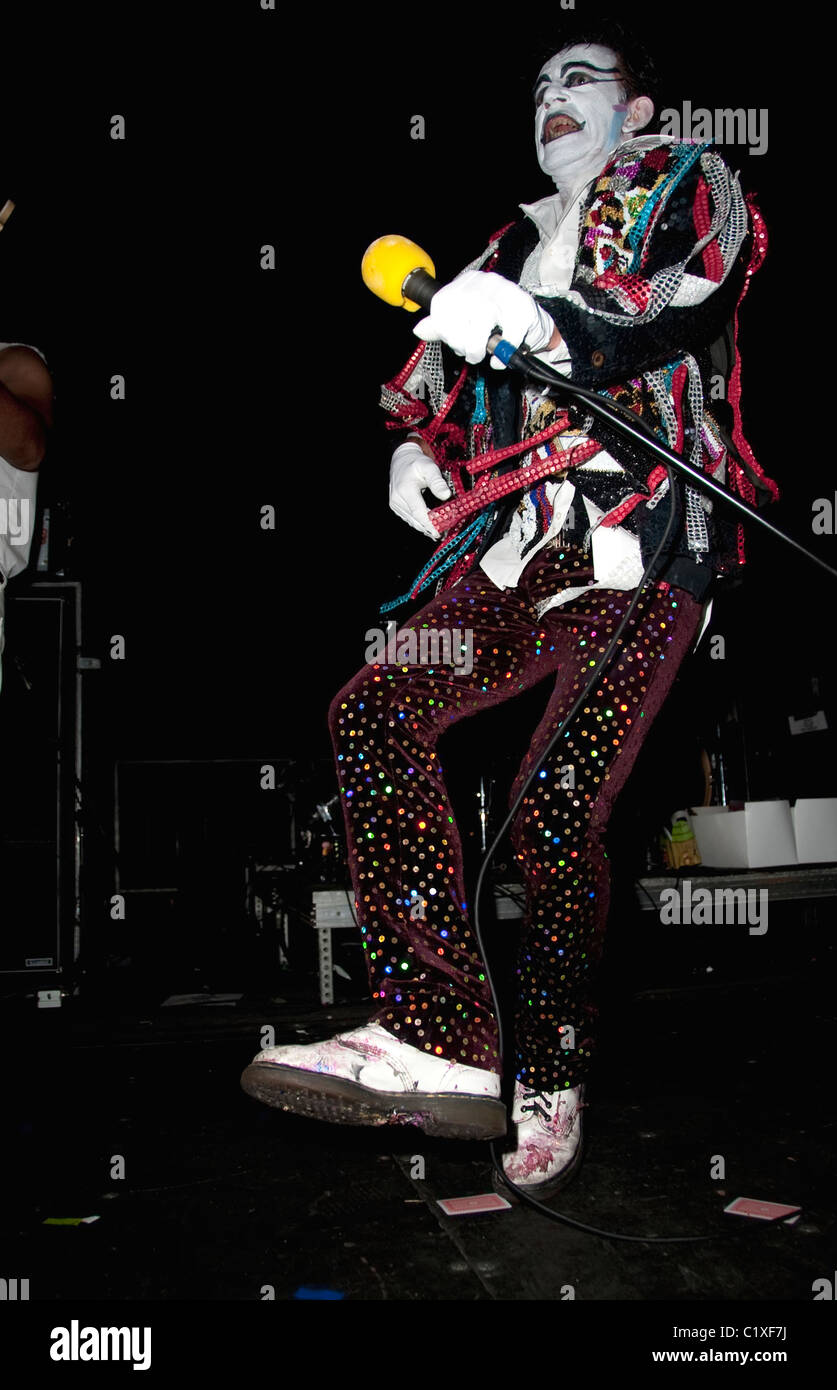 Keith "Monkey" Warren of The Adicts performs live on the Vans Warped ...