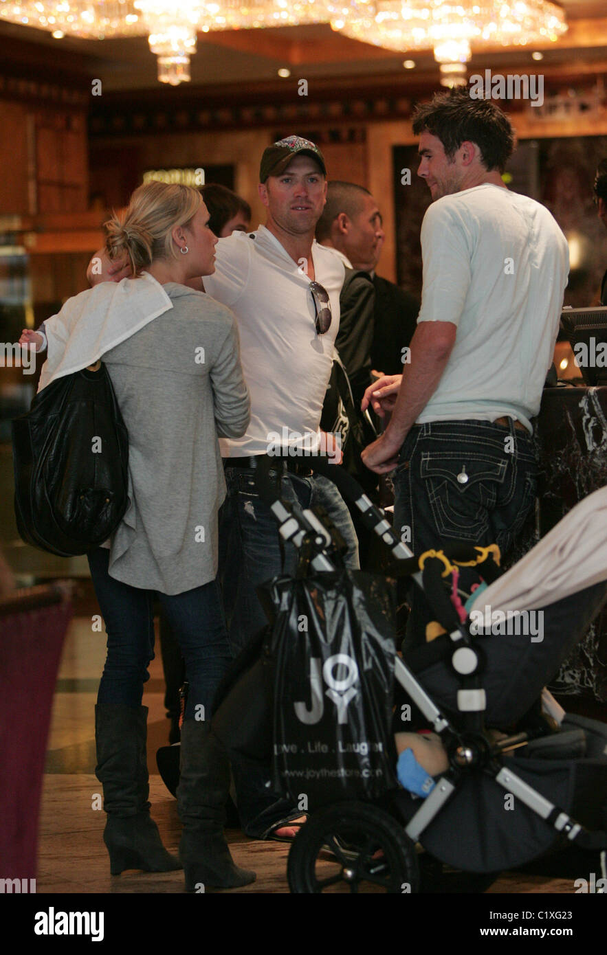 Matt Prior and James Anderson England cricket players, pictured at ...