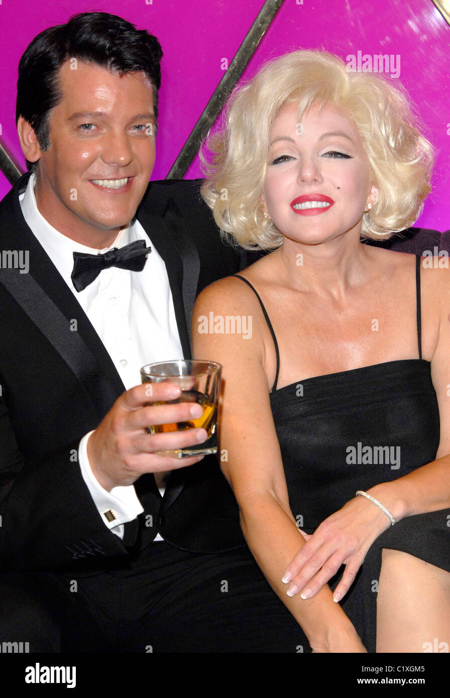 Sam Kane as Dean Martin and Sunny Thompson as Marilyn Monroe Photocall ...
