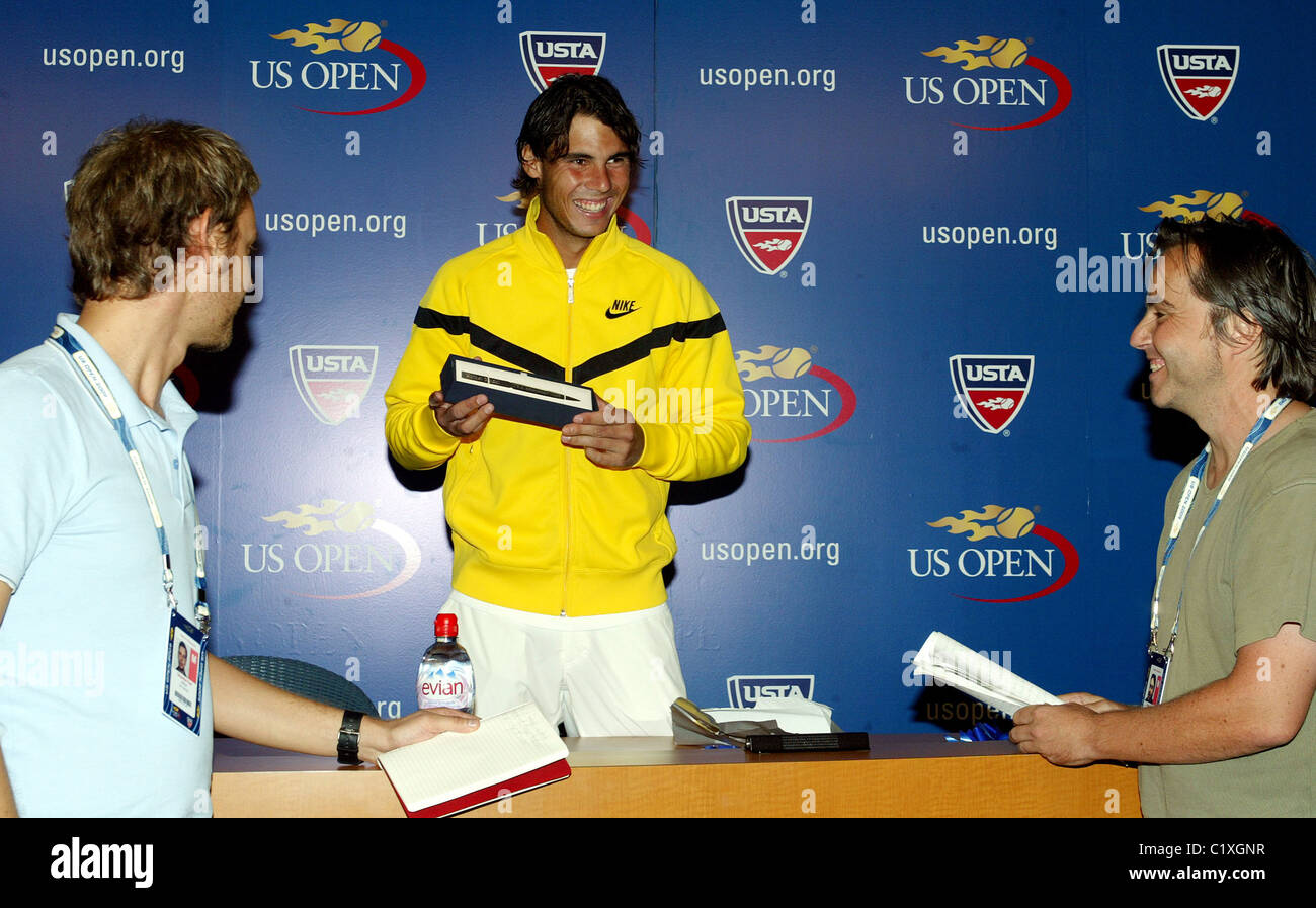 Rafael Nadal of Spain was named Ambassador of Tennis by ITWA during day ...