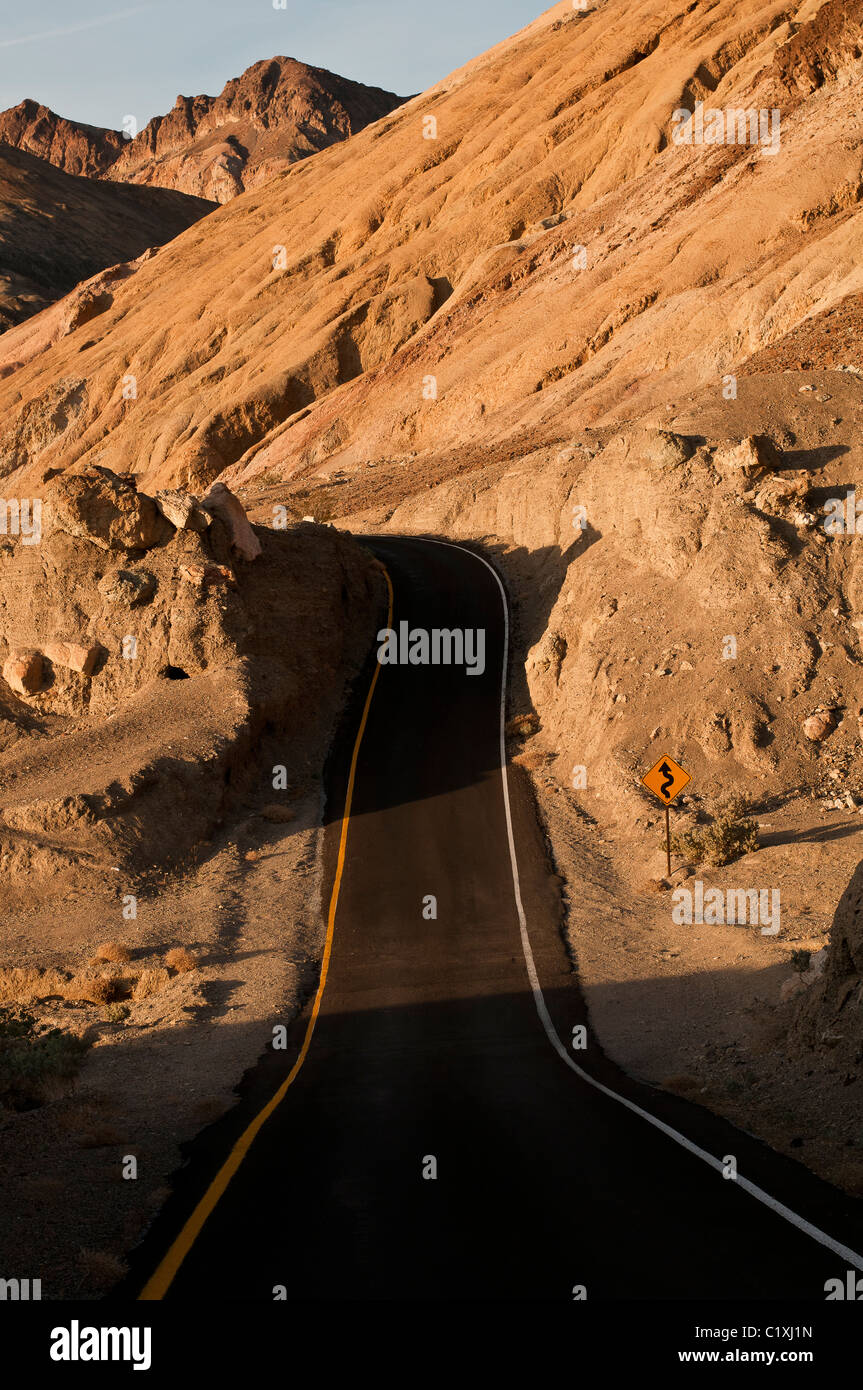 Artist Drive in Death Valley National Park, California Stock Photo - Alamy