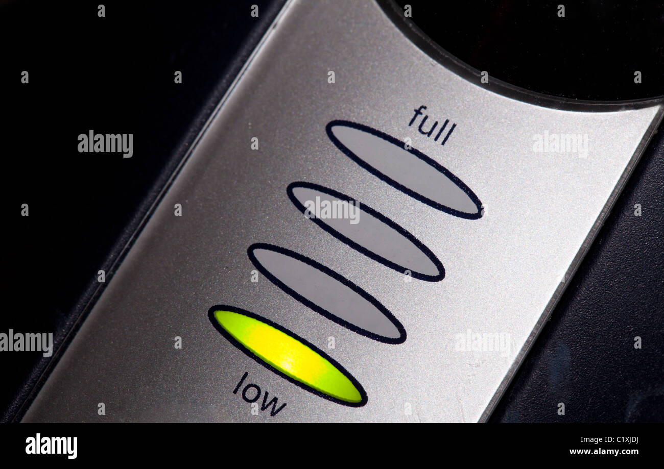 Battery level hi-res stock photography and images - Alamy