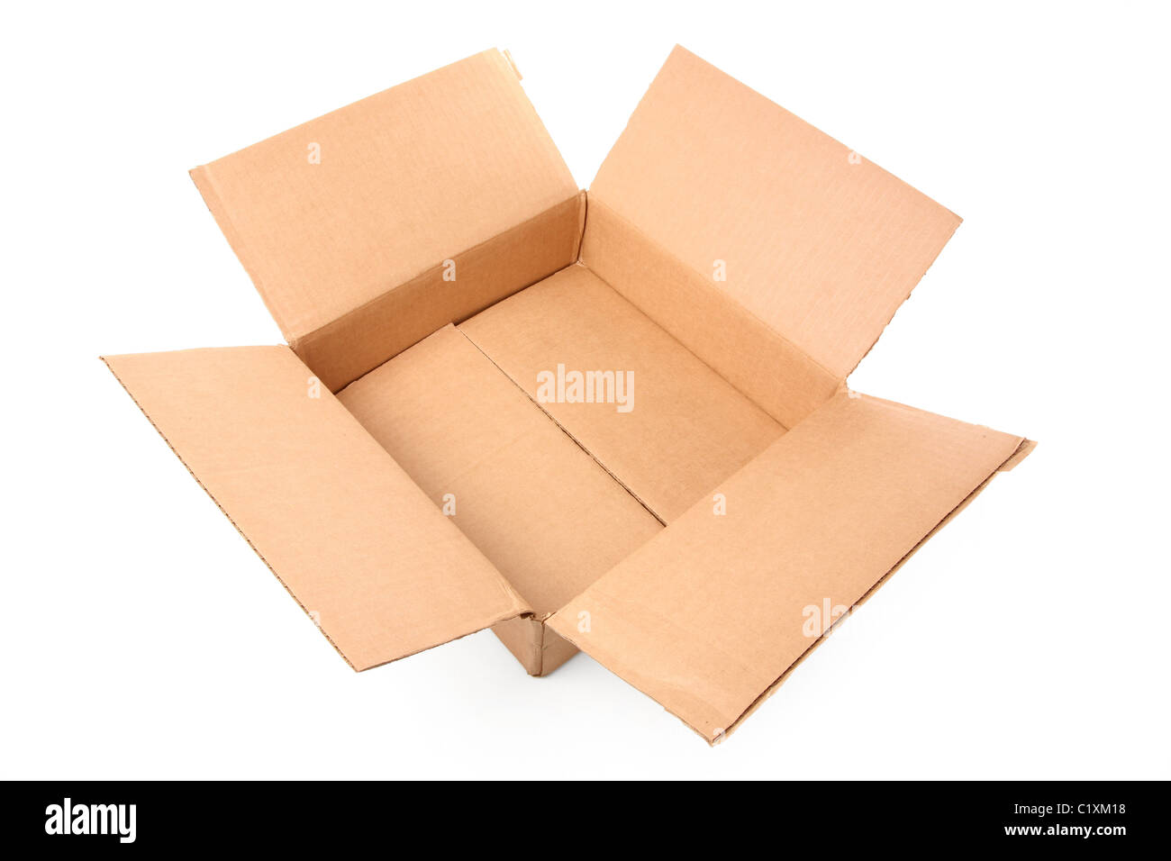 a Carton with white background Stock Photo - Alamy