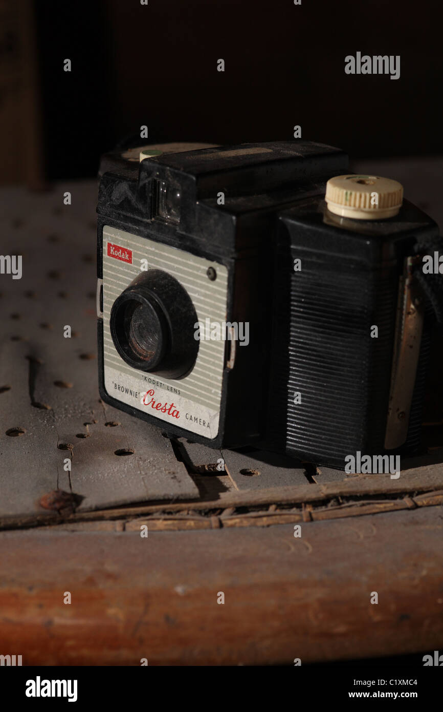 old kodak brownie camera Stock Photo - Alamy