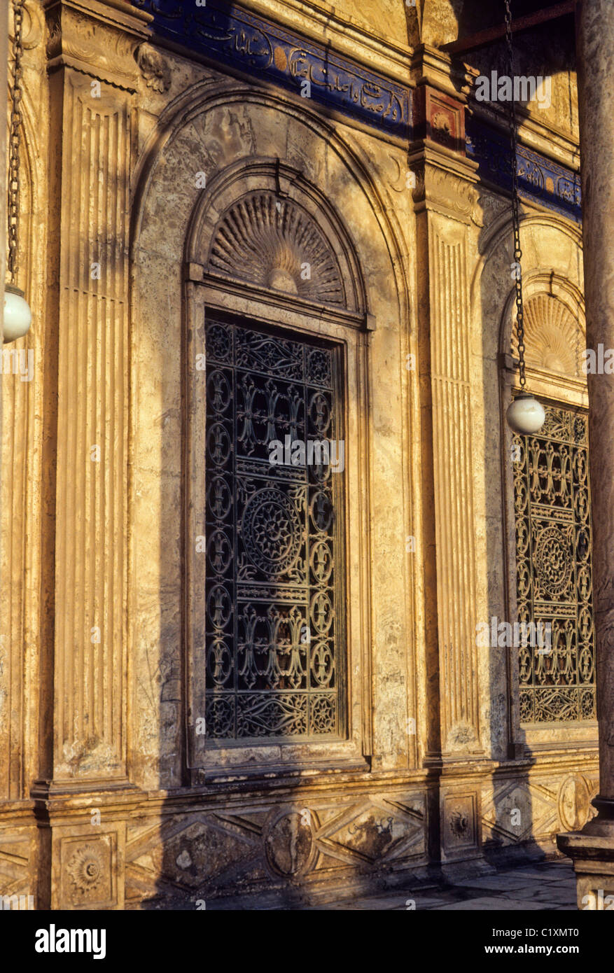 Arched windows at Muhammad Ali Mosque, Cairo, Egypt Stock Photo - Alamy