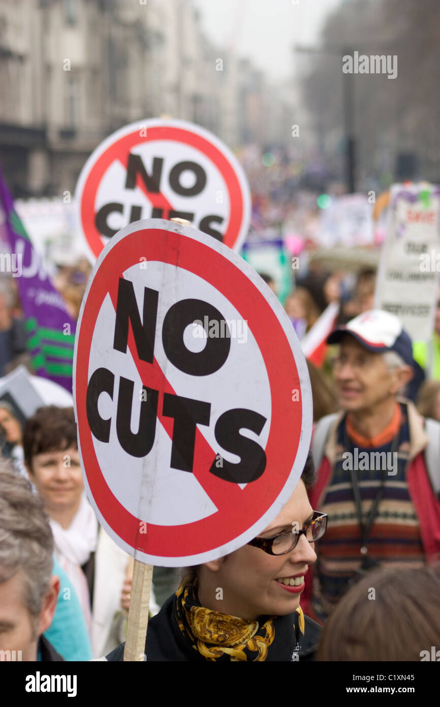 2011 anti-cuts protest in London, also known as the March for the ...