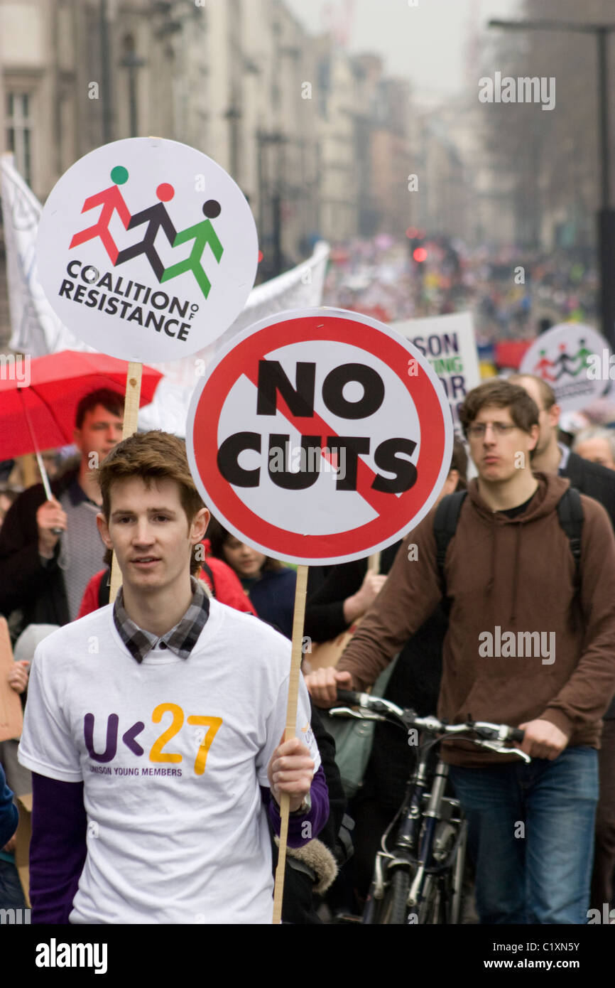 2011 anti-cuts protest in London, also known as the March for the ...