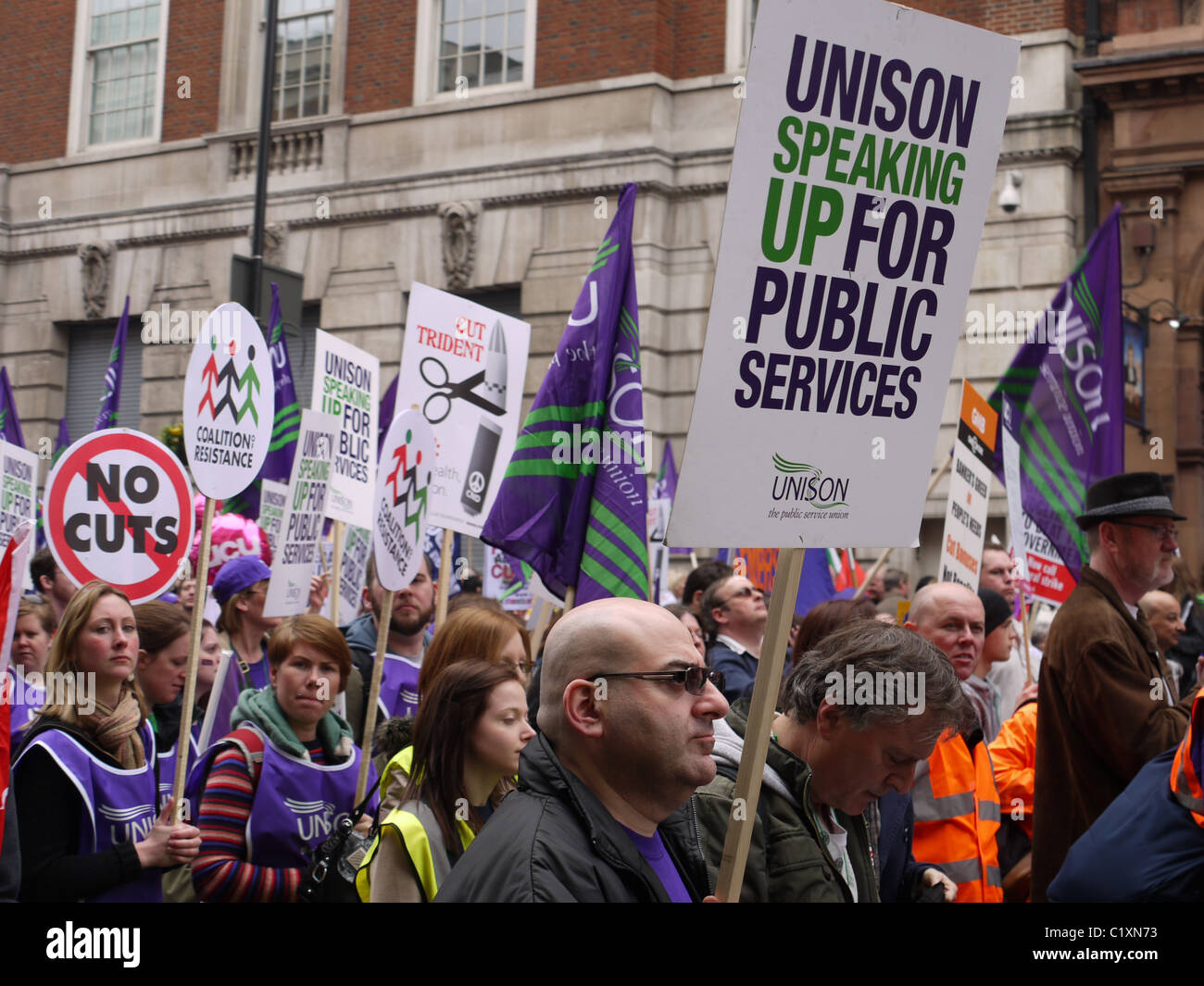 2011 anti-cuts protest in London, also known as the March for the ...