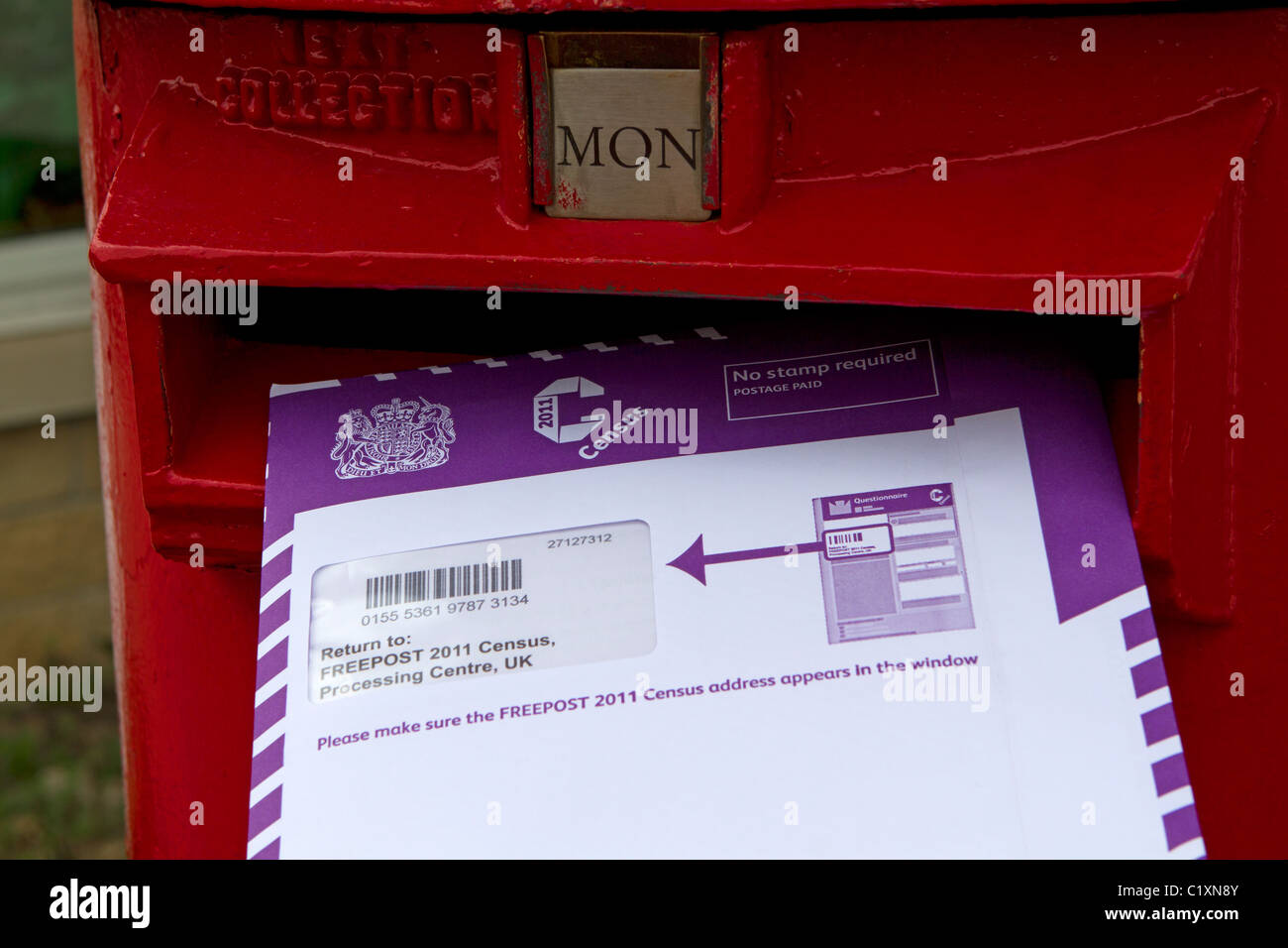 Census envelope hi-res stock photography and images - Alamy