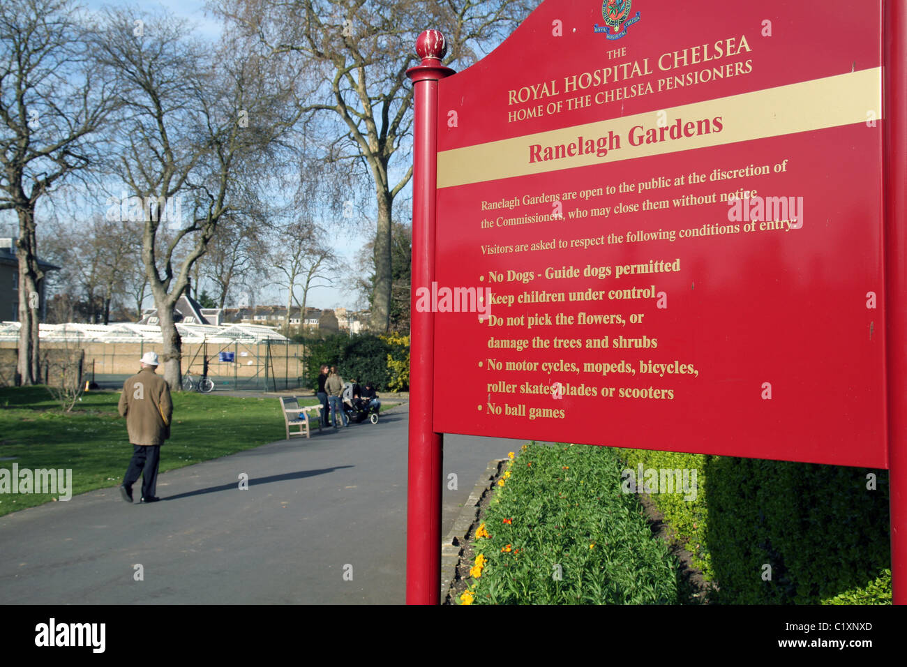 UK. RANELAGH GARDENS AT THE ROYAL HOSPITAL, HOME OF THE CHELSEA ...