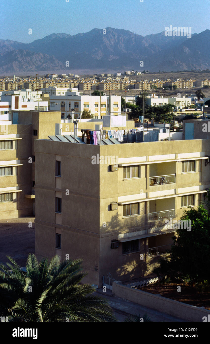 Aqaba Jordan Over View Stock Photo - Alamy