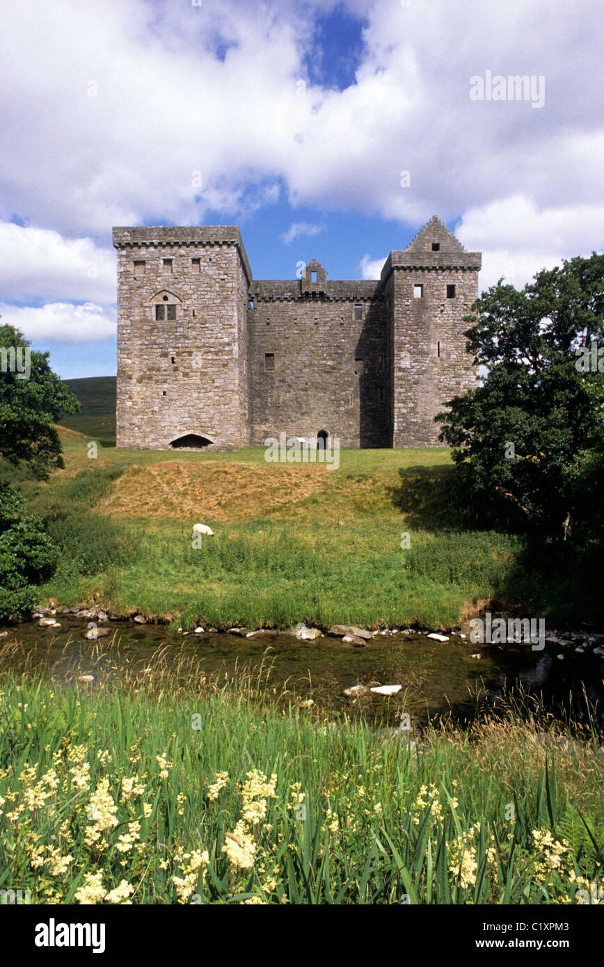 Hermitage Castle, Scotland, Borders Region 14th century Scottish ...