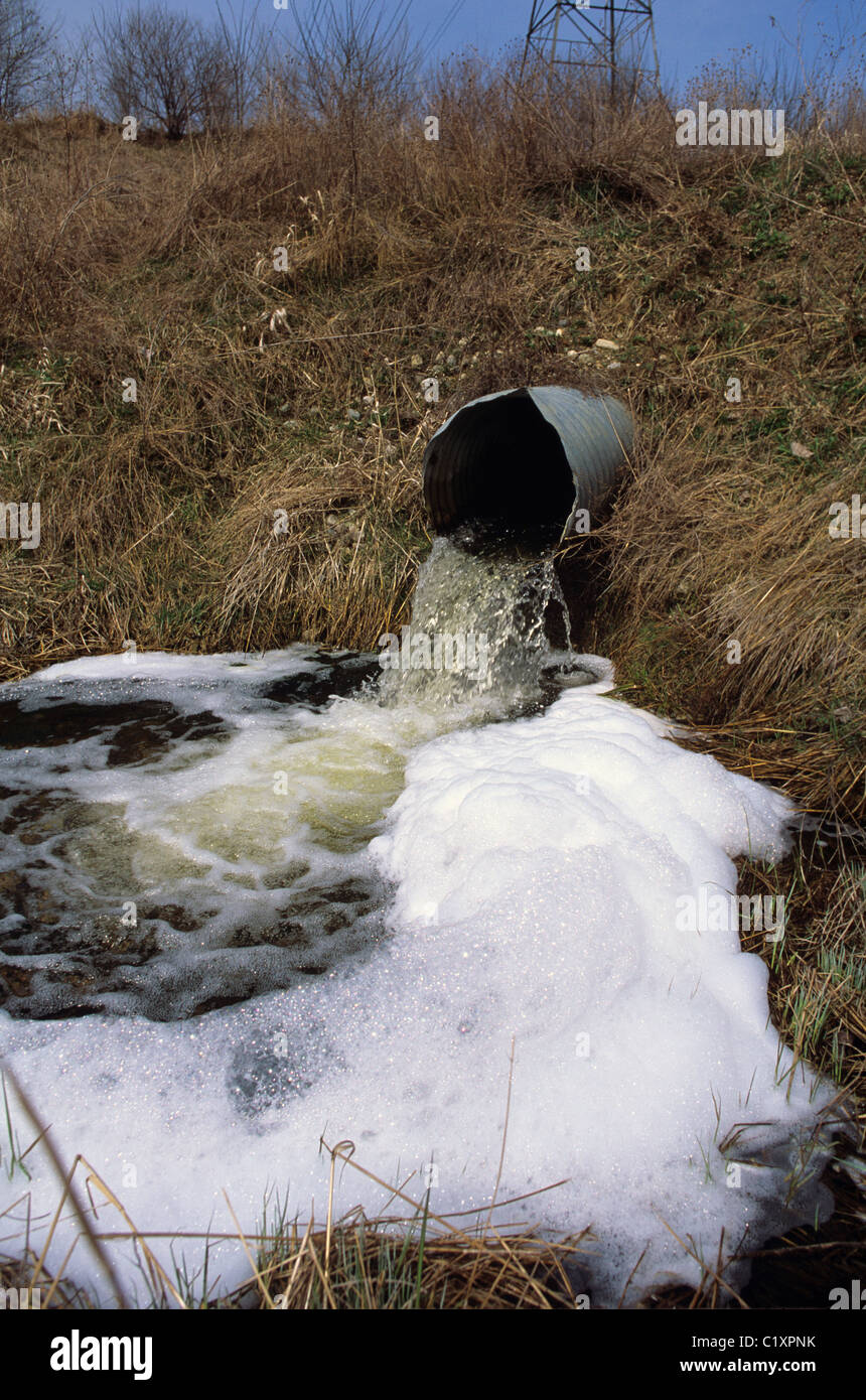 Discharge of waste water from Point Source USA Stock Photo - Alamy