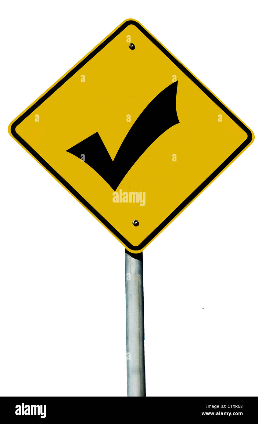 Tick sign hi-res stock photography and images - Alamy