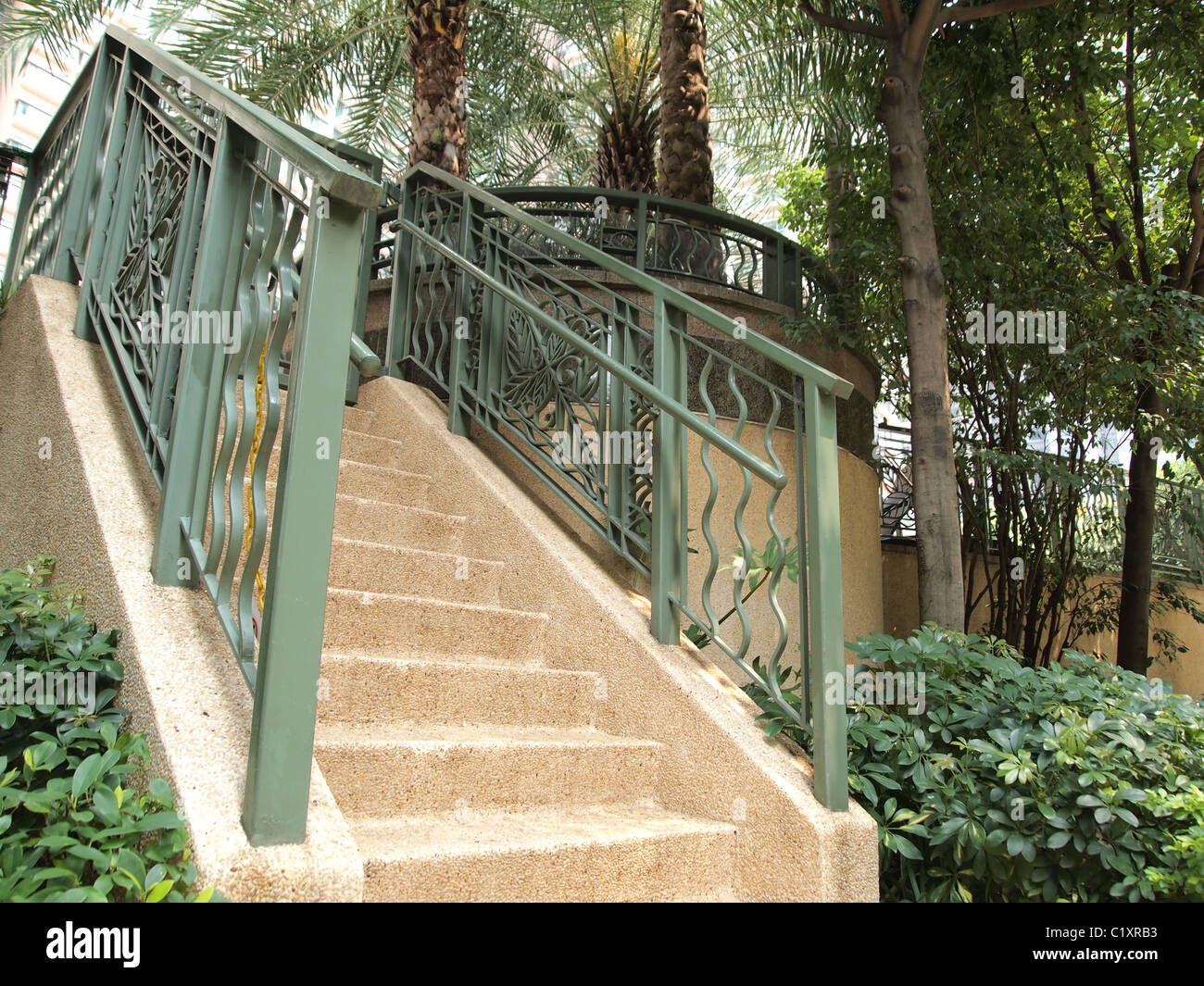 Garden stair hi-res stock photography and images - Alamy