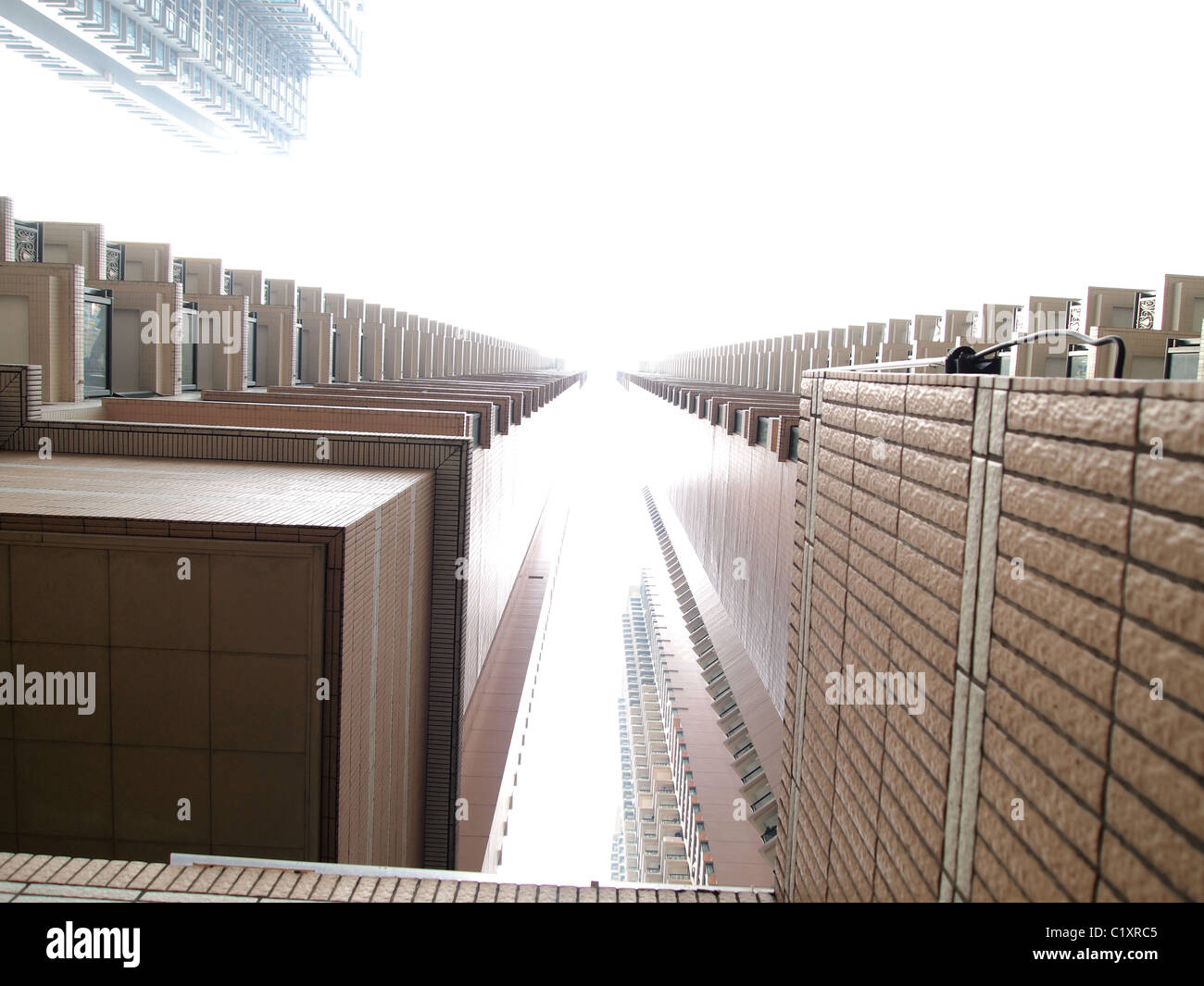 Building Exterior, Low angle view Stock Photo - Alamy