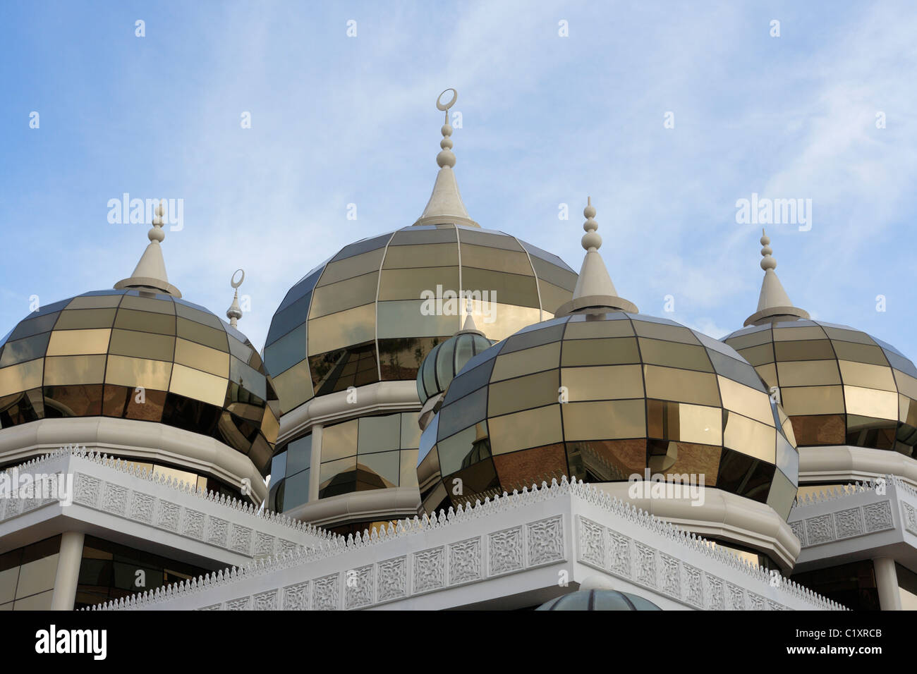 Crystal Mosque at Wan Man island in Kuala Terengganu, Malaysia. It was ...