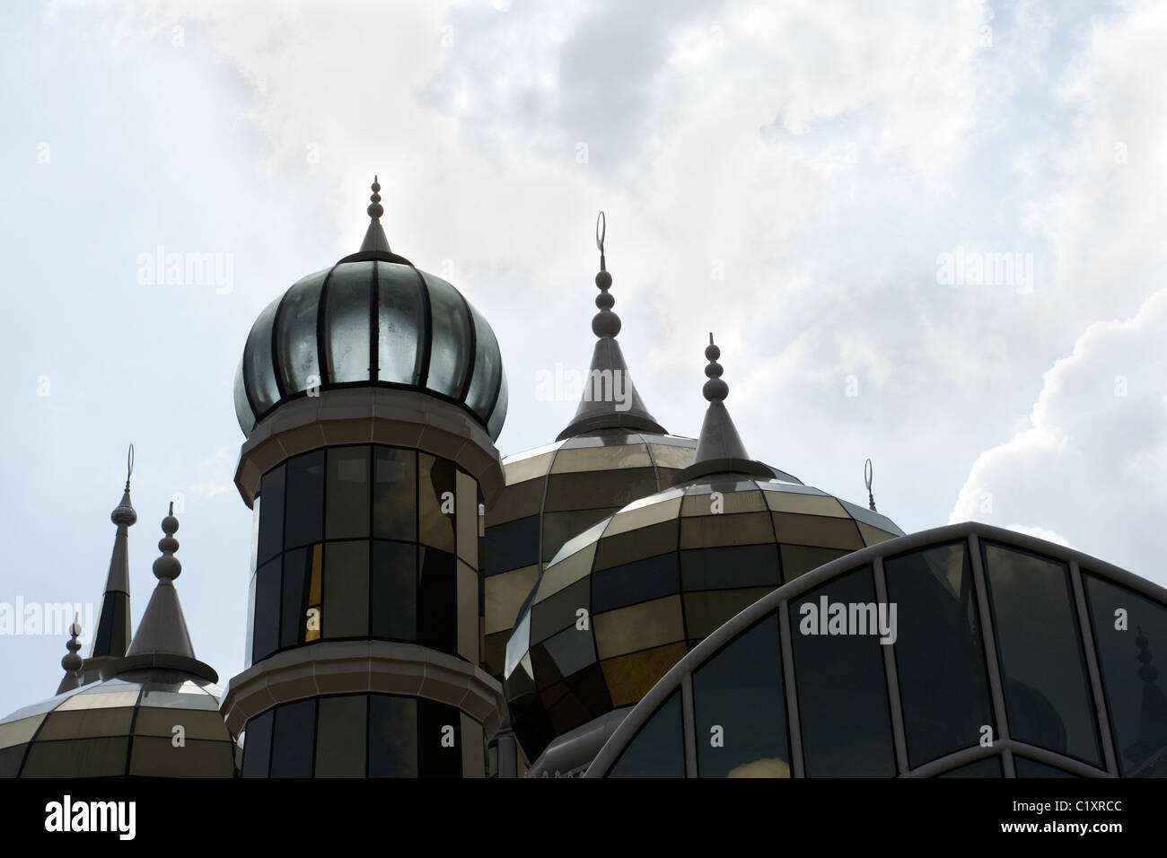 Crystal Mosque at Wan Man island in Kuala Terengganu, Malaysia. It was ...