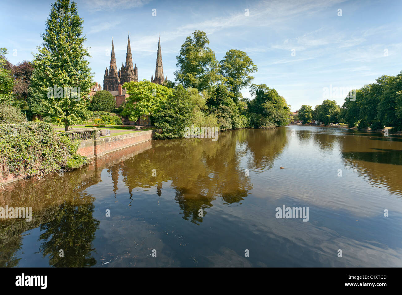 Minster Pool, Lichfield, Staffordshire, England Stock Photo - Alamy