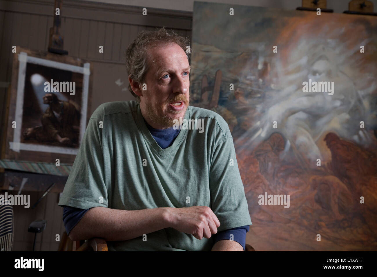 Scottish artist peter howson hi-res stock photography and images - Alamy