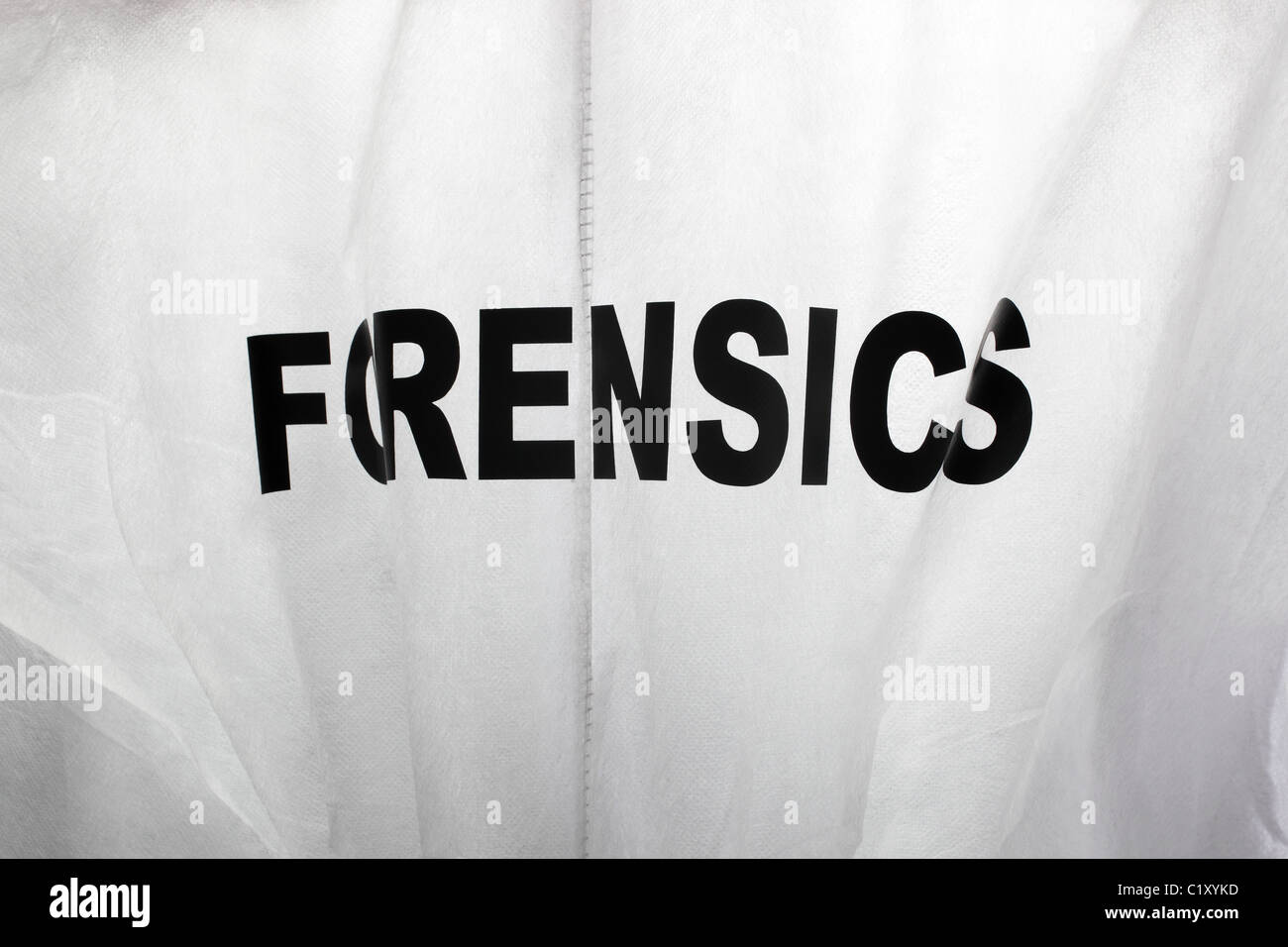 Forensics protective clothing Stock Photo - Alamy
